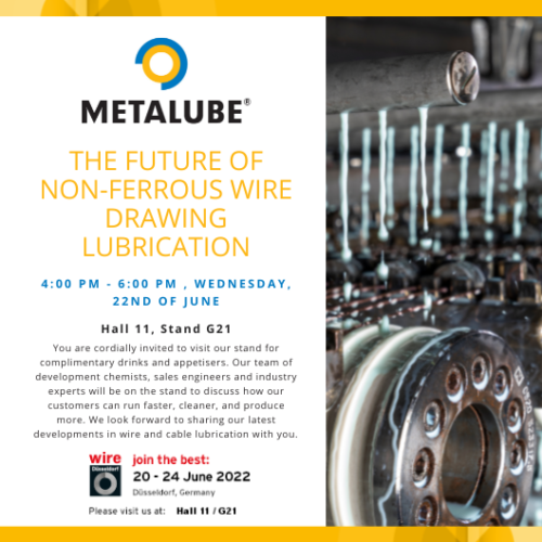 - The Future of Non-Ferrous Wire Drawing Lubrication